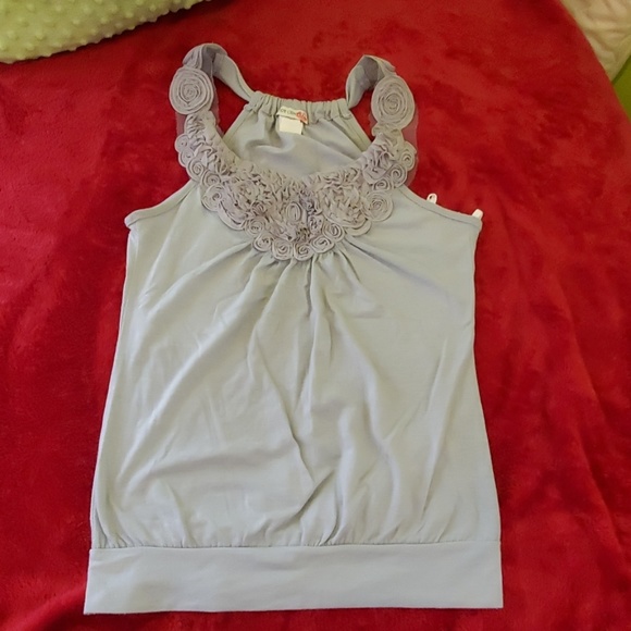 Body Central | Tops | Body Central Small Gray Top Floral | Poshmark